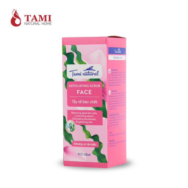 Tẩy Tế Bào Chết Da Mặt Chiết Xuất Khoáng & Tảo Biển - Tami Natural