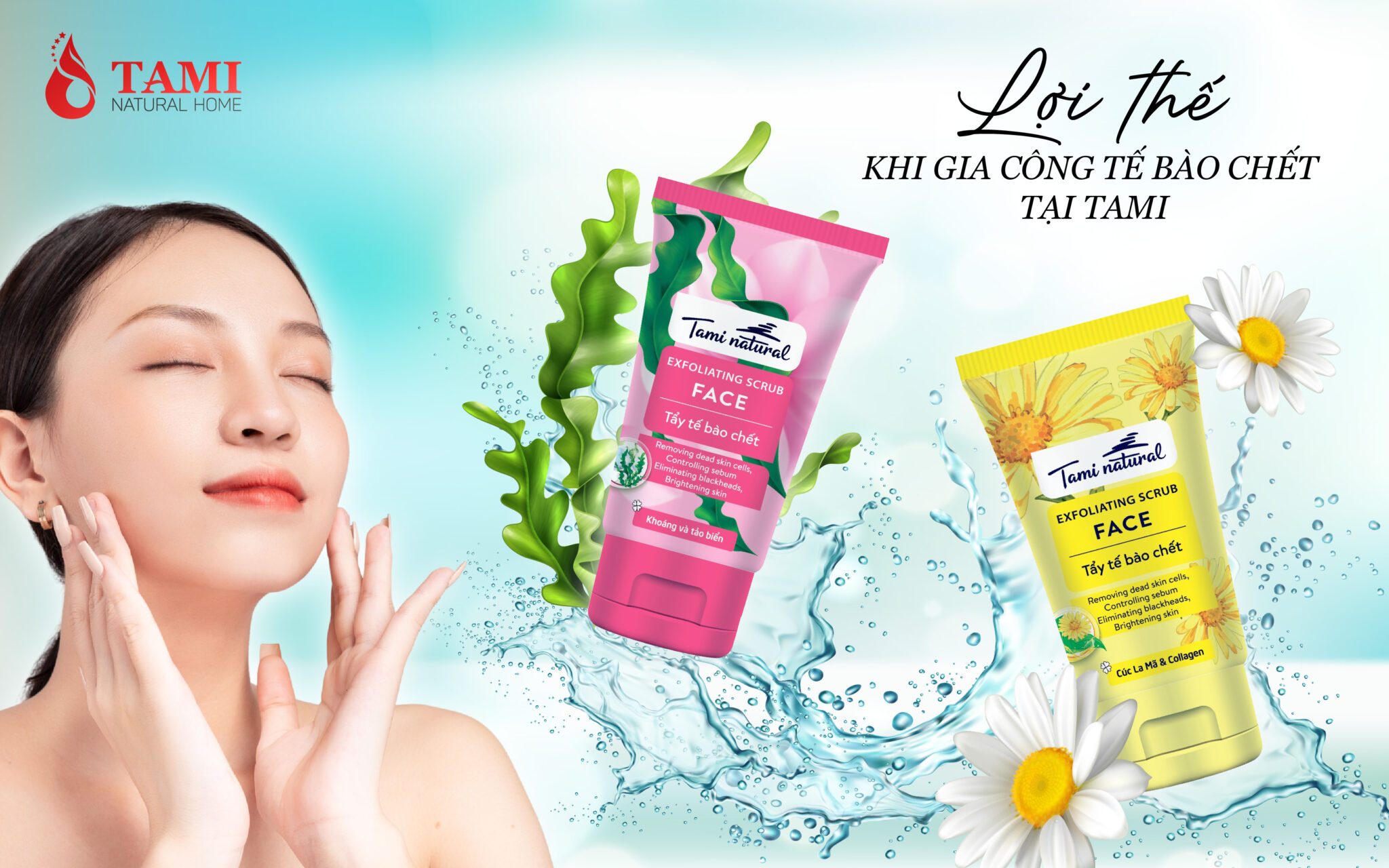 Tami Natural gia công tẩy tế bào chết từ dưỡng chất thiên nhiên - Tami ...